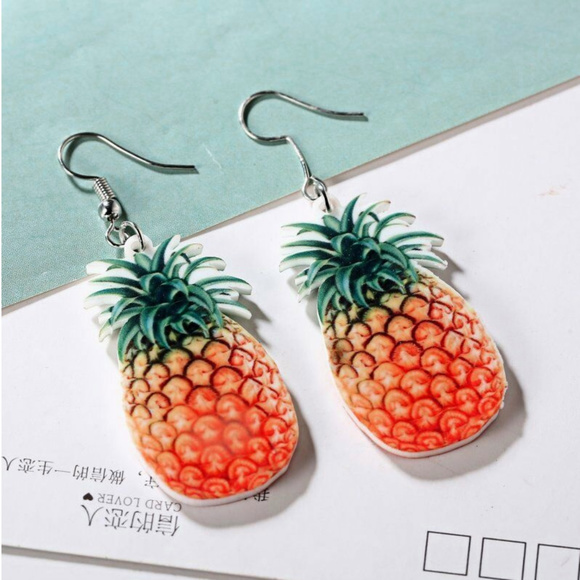 Jewelry | 515 Fun Summer Drop Dangle Pineapple Earrings Girls Women | Poshmark
